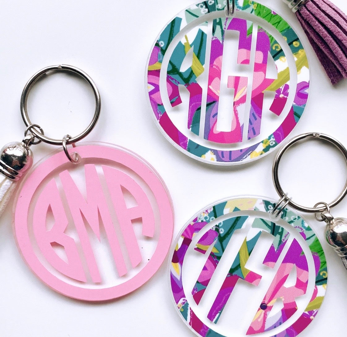 Patterned Keychains – Southern Society Company