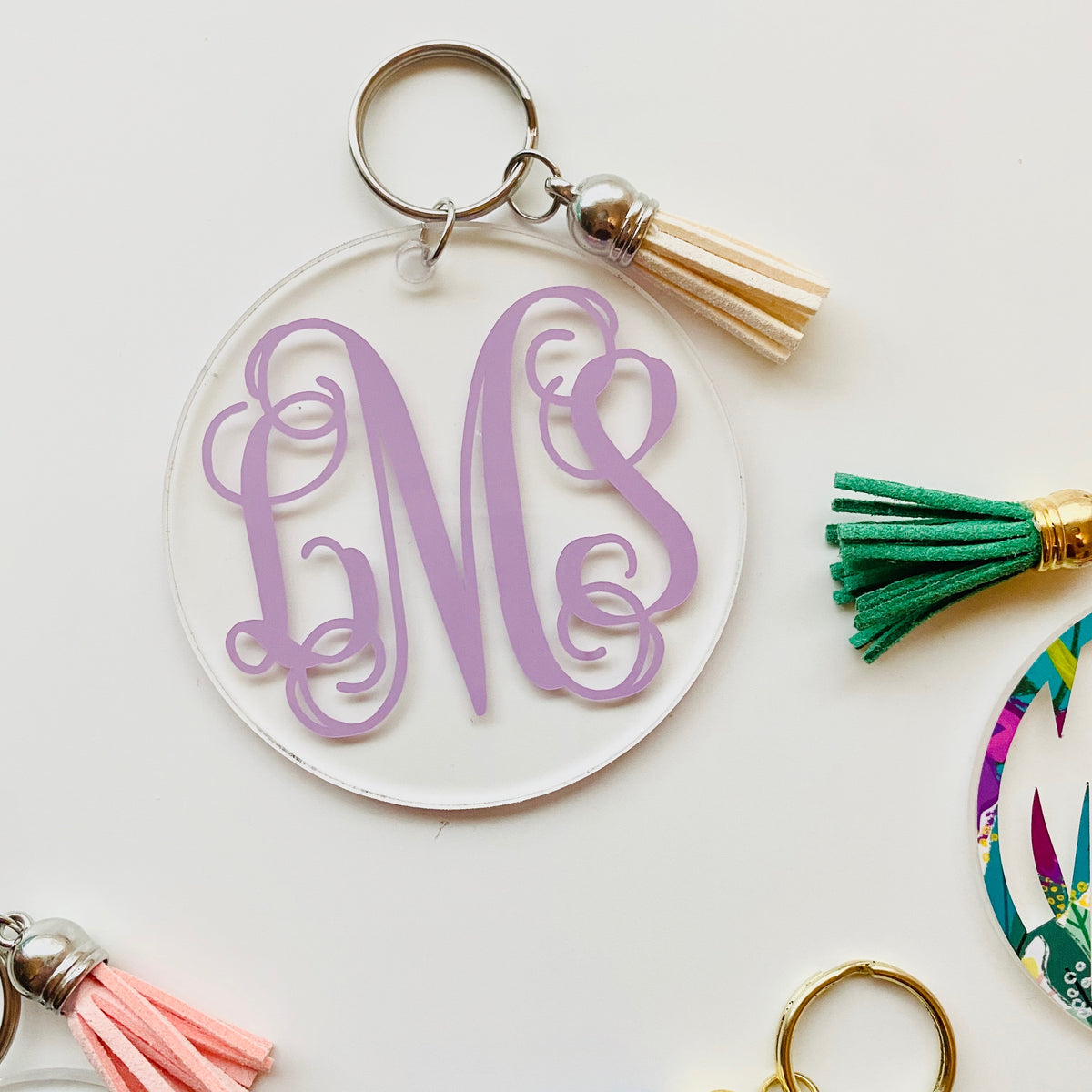 Solid Color Keychains – Southern Society Company